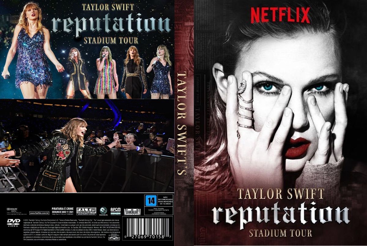 Dvd Taylor Swift: Reputation Stadium Tour | Item de Música Dvd Nunca ...