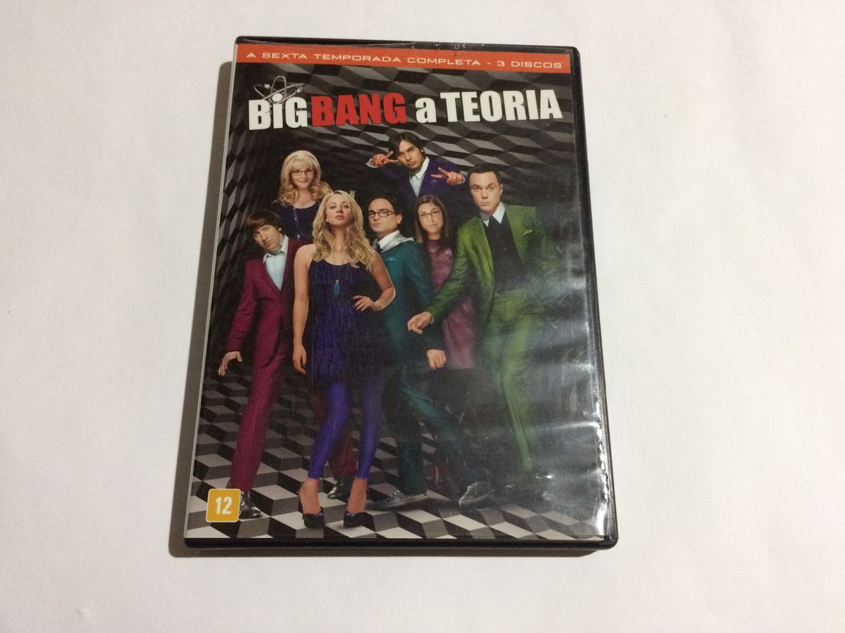 Dvd The Big Bang Theory a Teoria 6° Temporada Completa 3 Discos | Filme ...