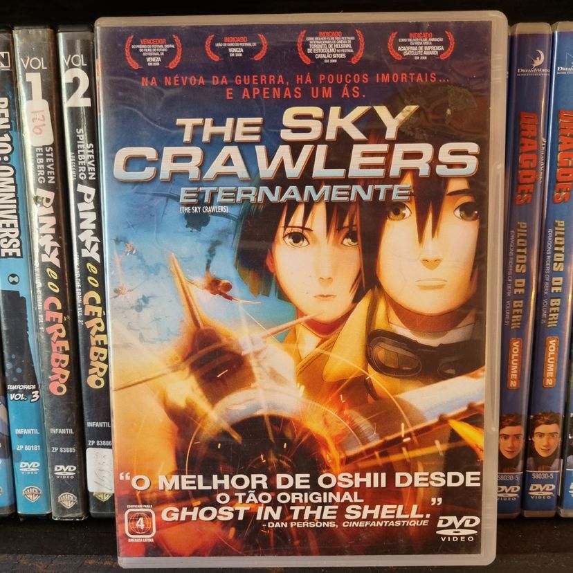 Dvd The Sky Crawlers Eternamente | Item de Música Sony Usado 115727028 ...