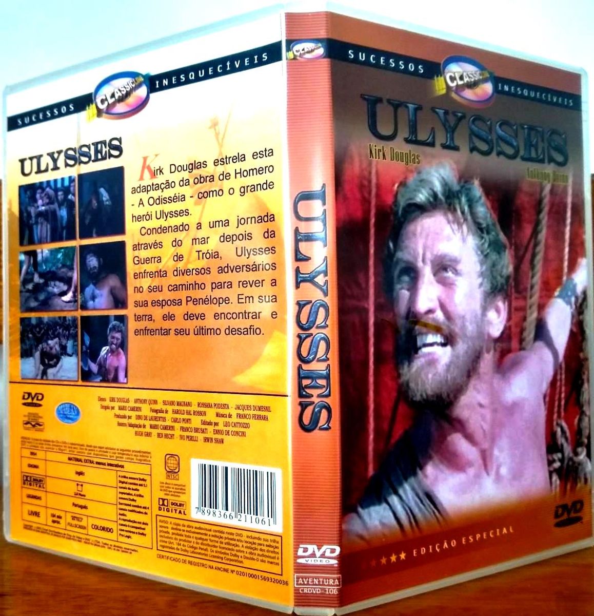 Dvd Ulysses-1954-novo-original | Filme e Série Dino De Laurentiis Films ...
