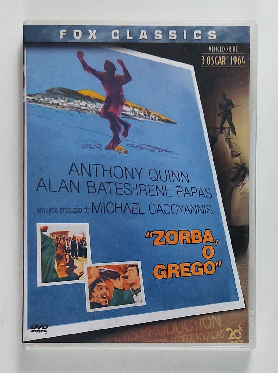 Dvd . Zorba, O Grego . Anthony Quinn . Alan Bates . Irene Papas ...