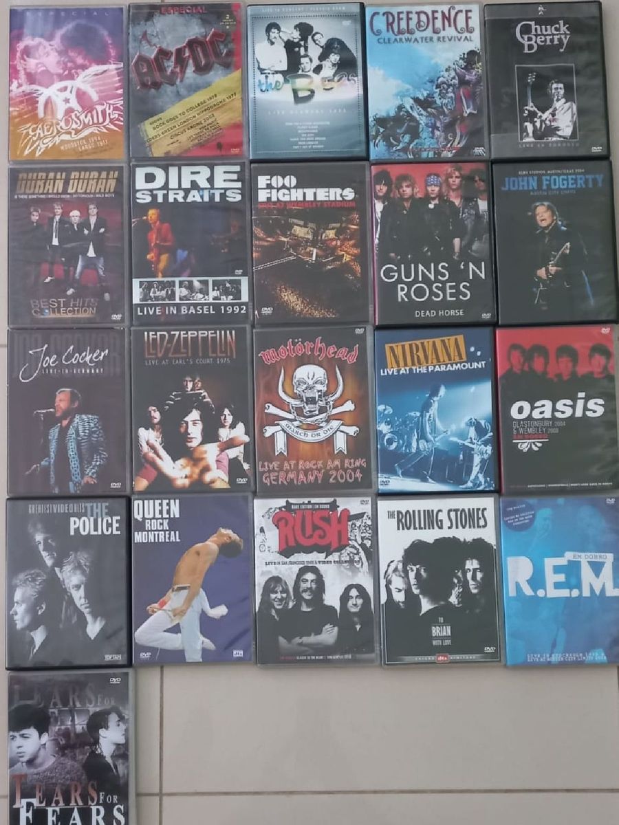 Dvds de Rock | Item de Música Dvds Usado 78068521 | enjoei