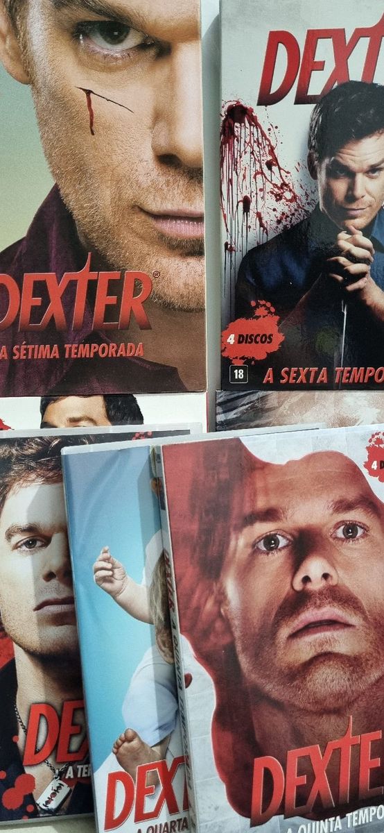 Dvds Dexter As 8 Temporadas Completas | Item de Música Paramount Usado ...