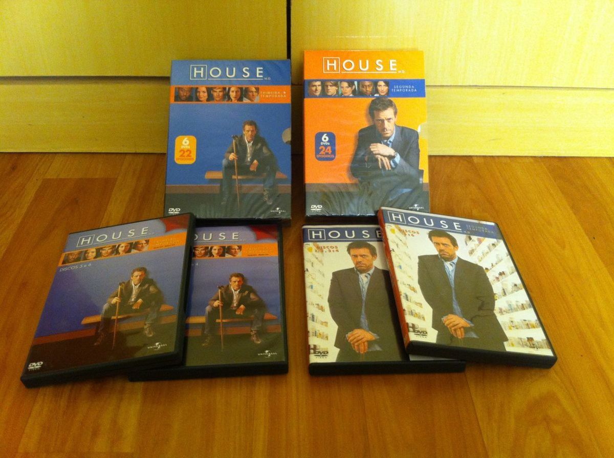 Dvds House Primeira e Segunda Temporada | Filme e Série Dvd Usado ...