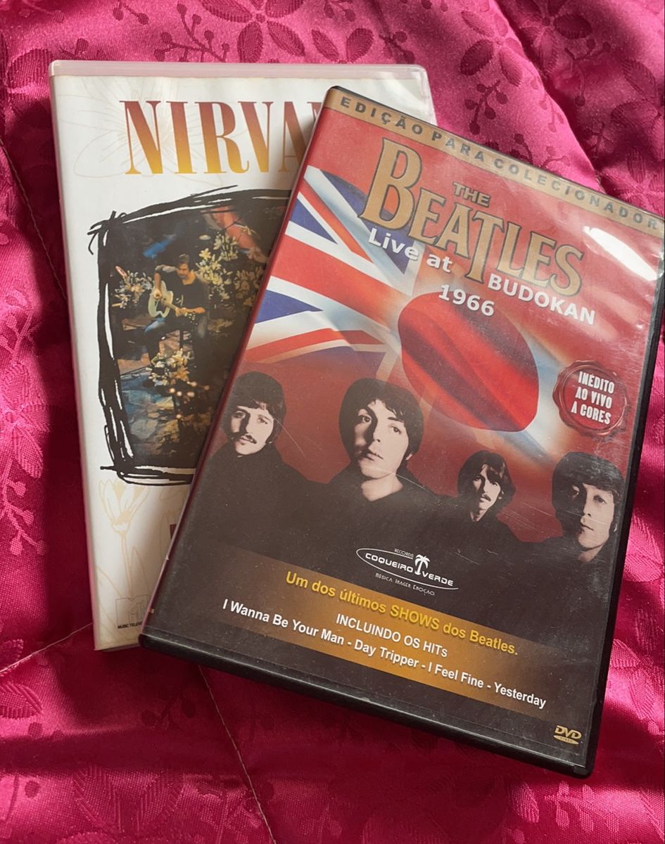Dvds Nirvana e Beatles | Item de Música Dvd Usado 64564971 | enjoei
