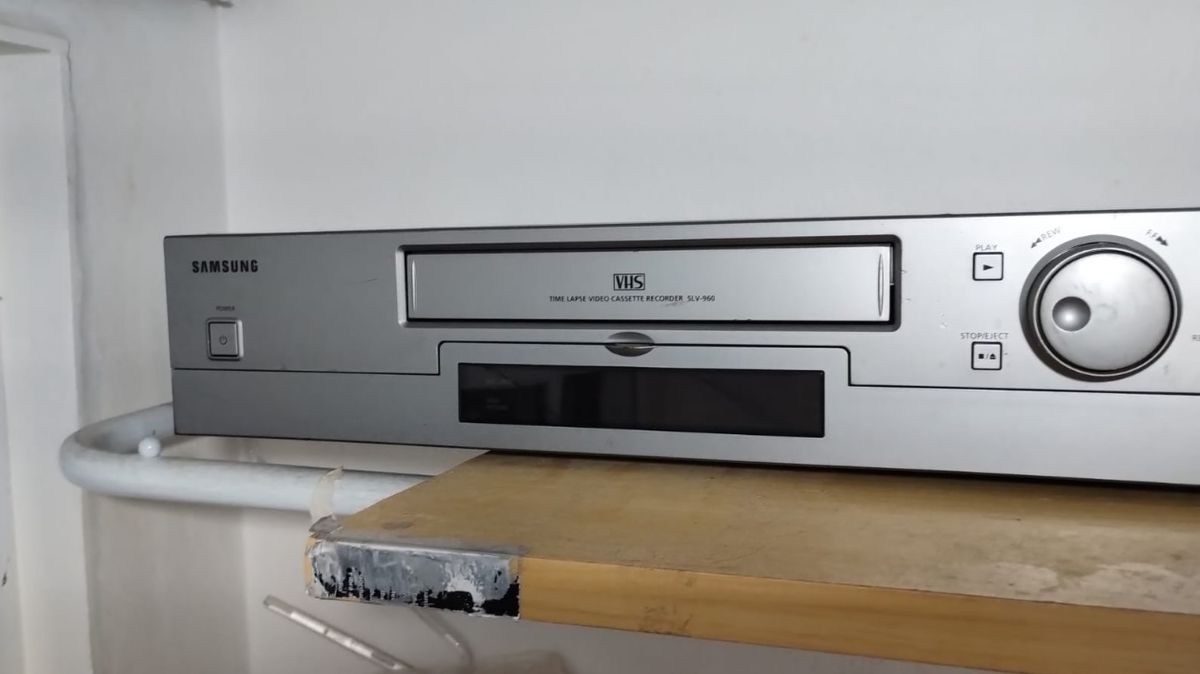 Dvr Antigo Gravava em Vhs Samsung Slv-960 Time Lapse Video Cassete ...