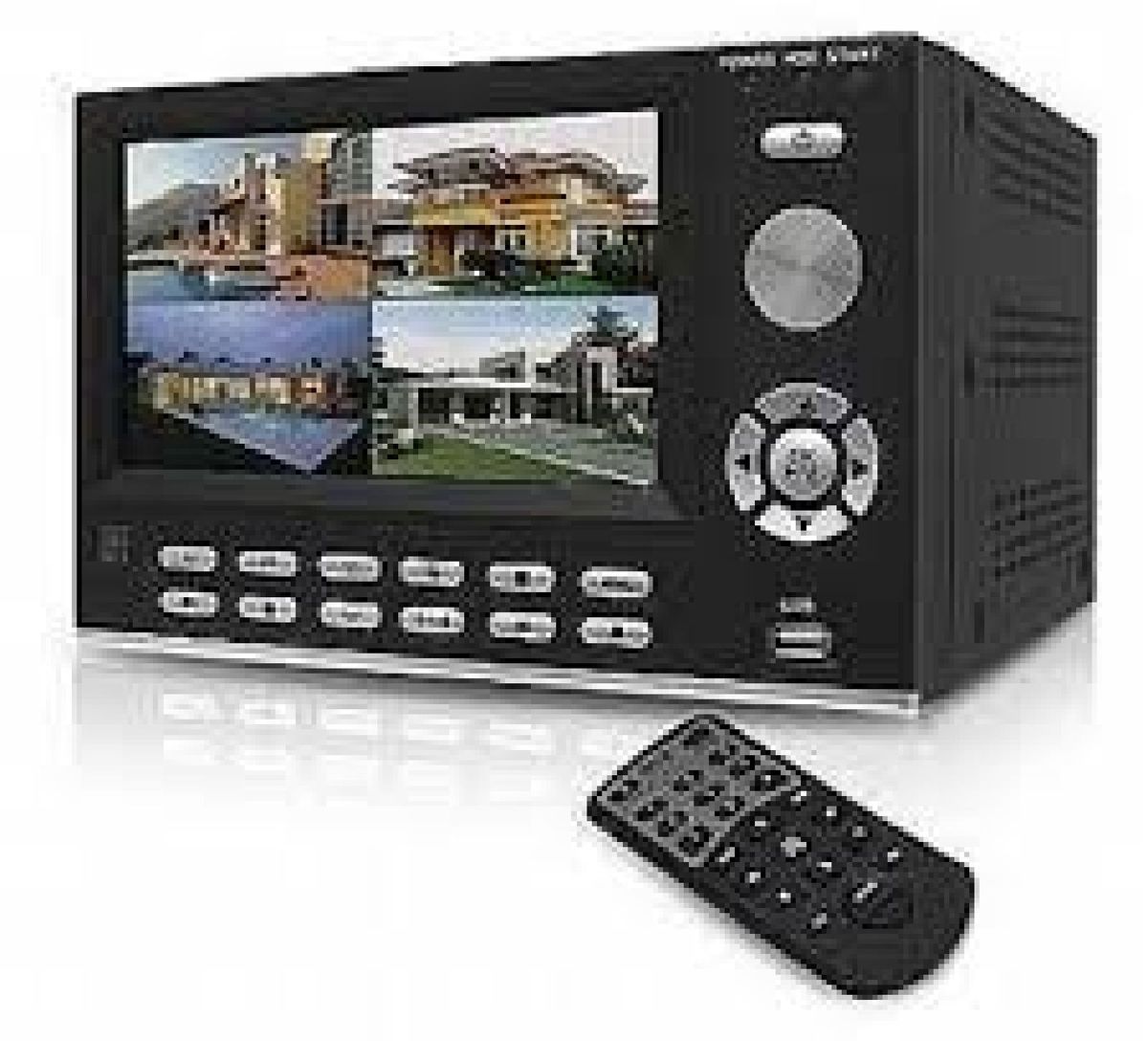 Dvr Stand Alone 4ch Monitor Lcd 7 Integrado H.264 Analógico para ...