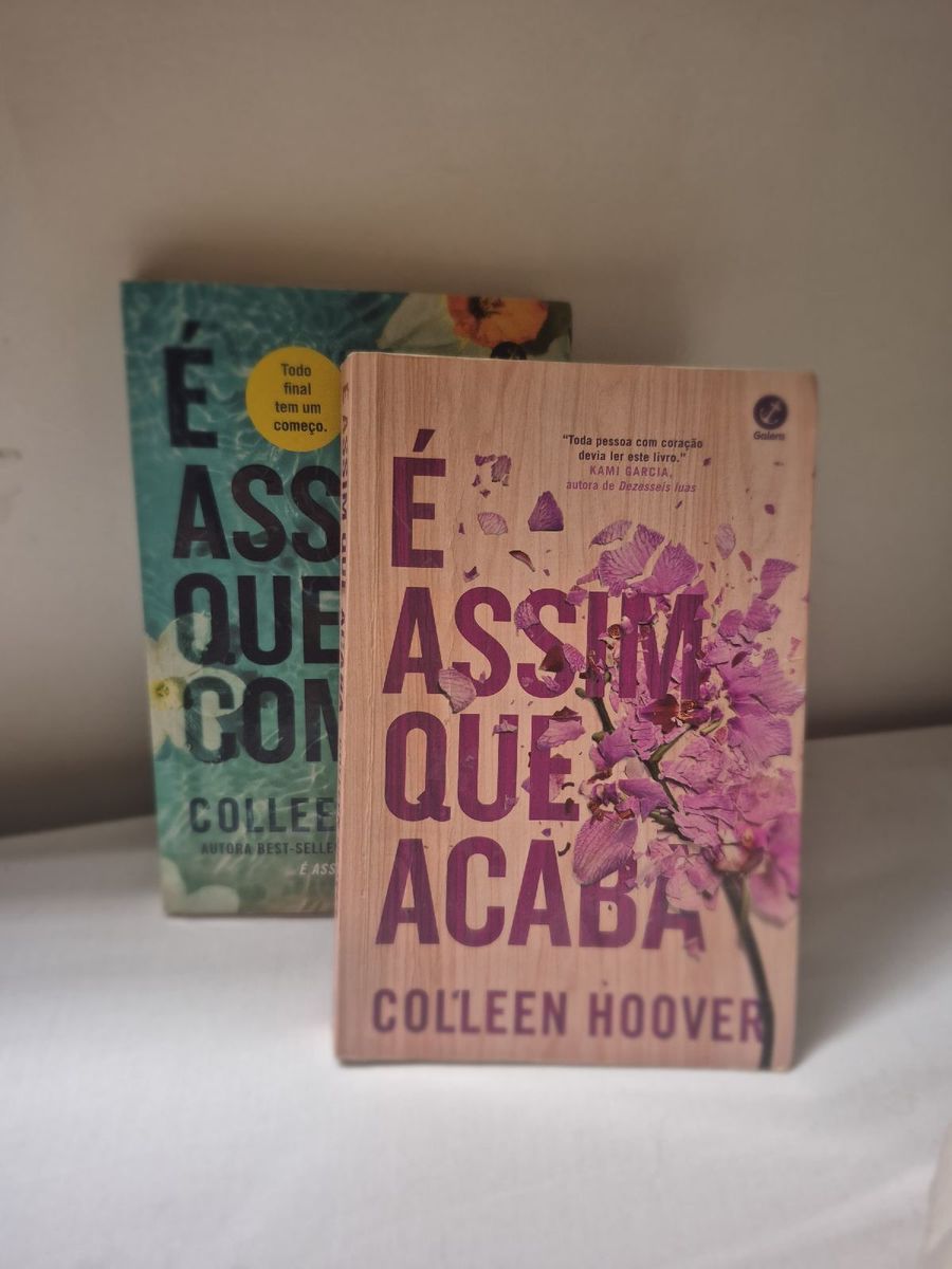 É Assim Que Acaba & É Assim Que Começa Colleen Hoover | Livro Usado ...