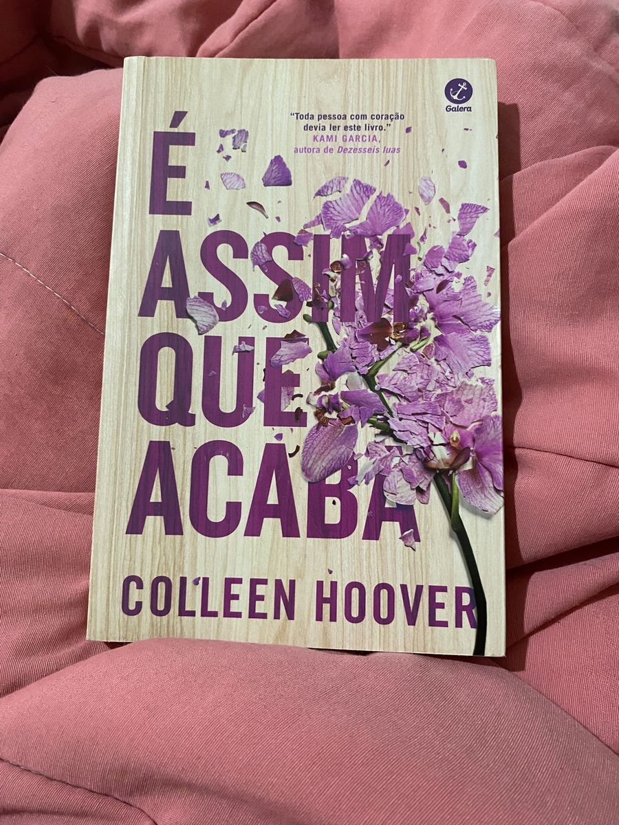 É Assim Que Acaba - Coleen Hoover | Livro Galera Usado 86708169 | enjoei
