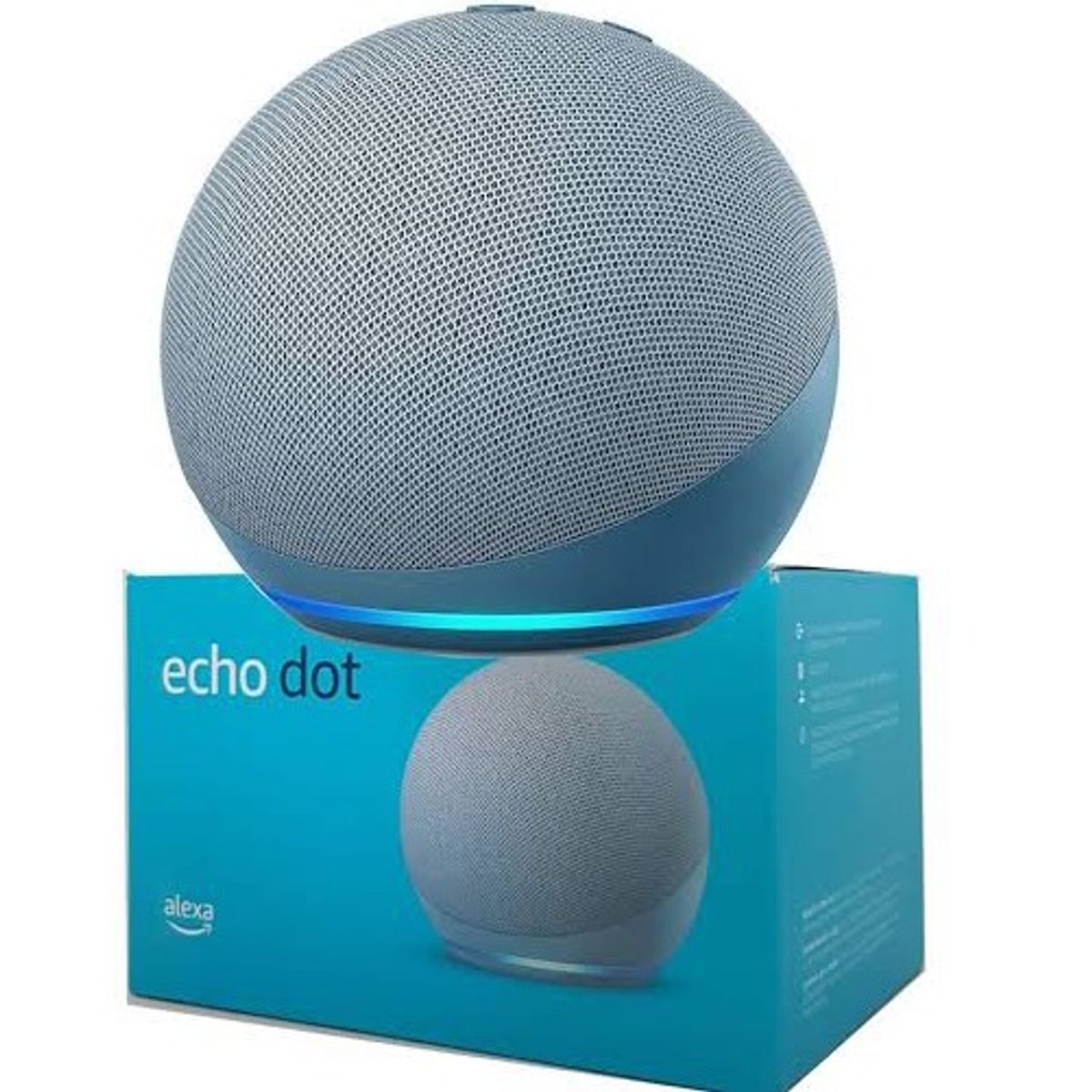 Echo Dot (4ª Geração): Smart Speaker com Alexa - Cor Azul | Item Info ...
