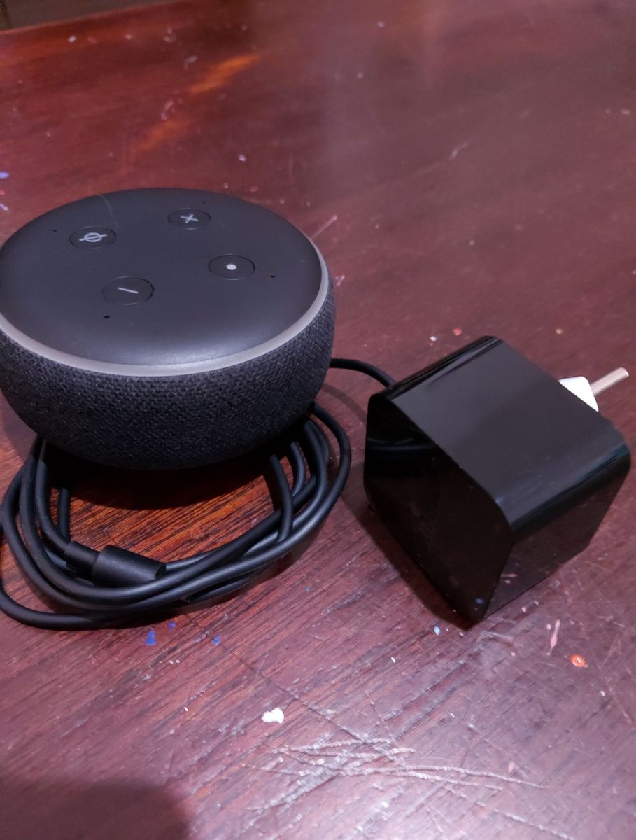 Echo Dot Alexa 3a. Geração | Item Info & Eletro Amazon Usado 63510443 ...