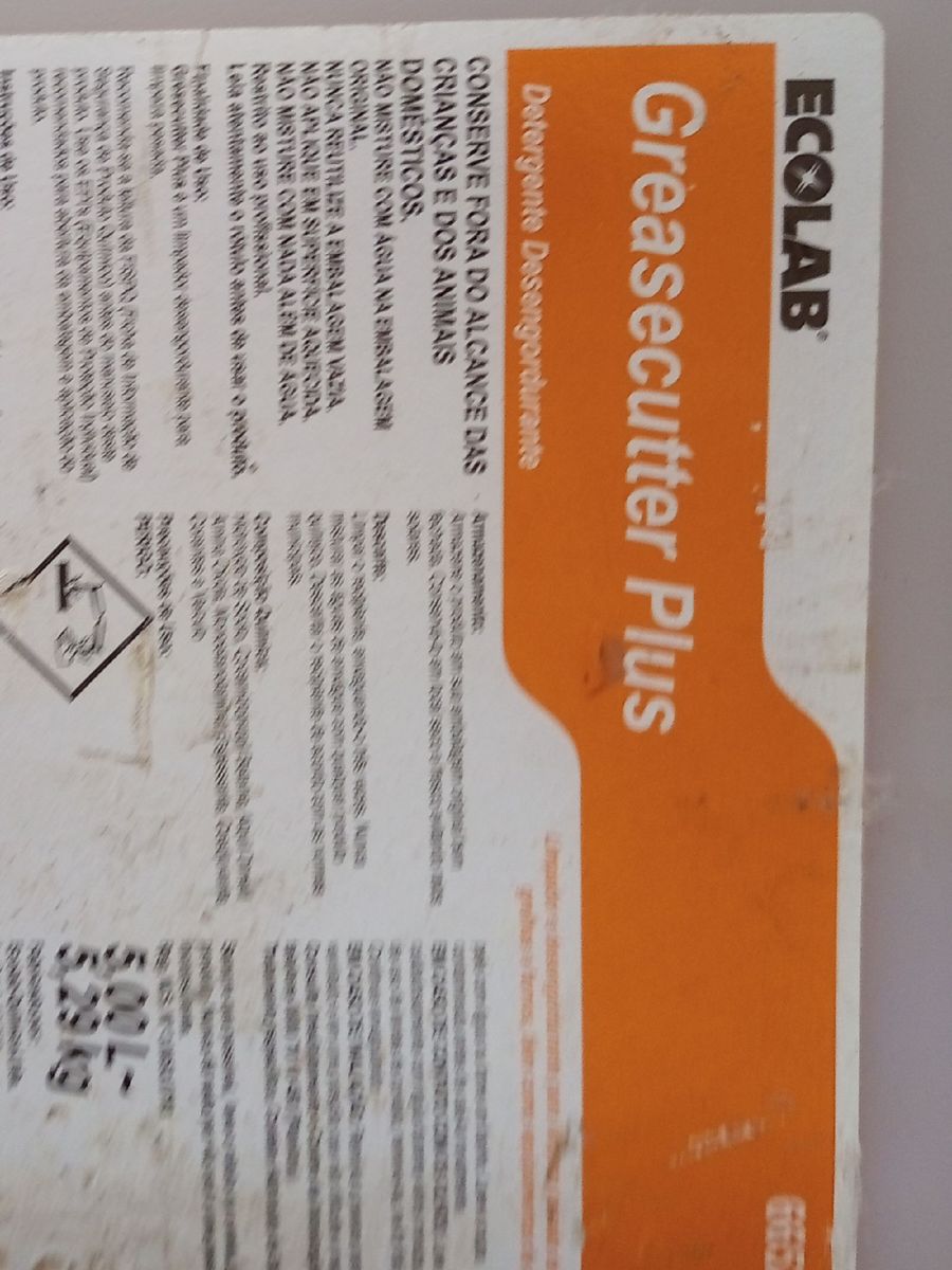 Ecolab Greasecutter | Móvel de Cozinha Ecolab Greasecutter Nunca Usado ...