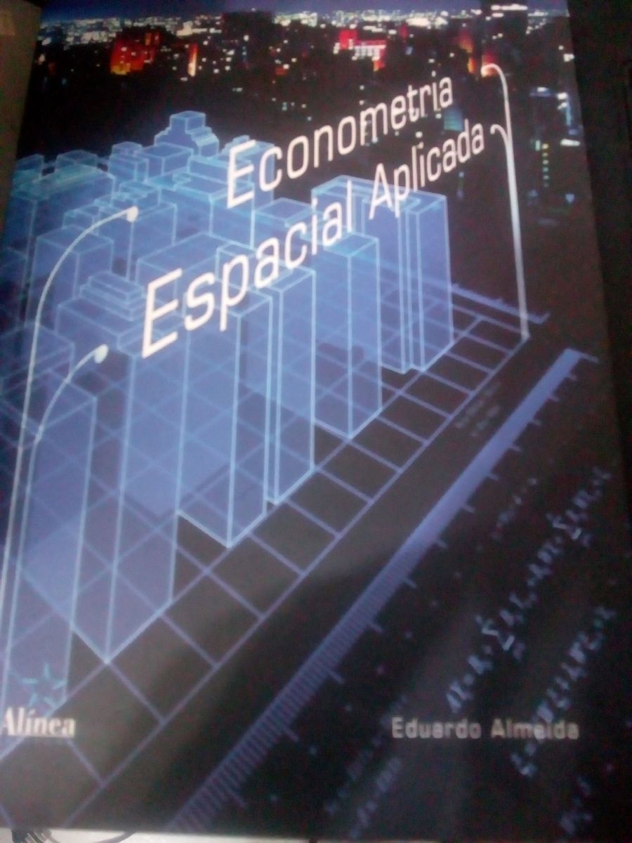 Econometria Espacial Aplicada | Livro Alinea Usado 62522890 | enjoei