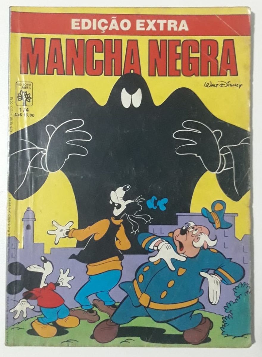 Edição Extra 174 - Mancha Negra - Walt Disney - 1987 | Livro Usado ...