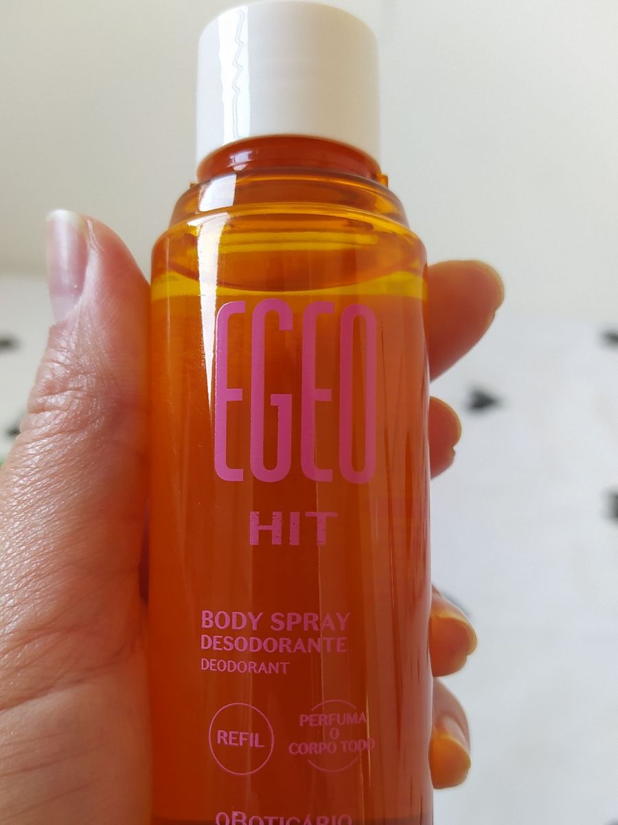 Egeo Hit Body Spray Desodorante Refil | Perfume Feminino O Boticário ...