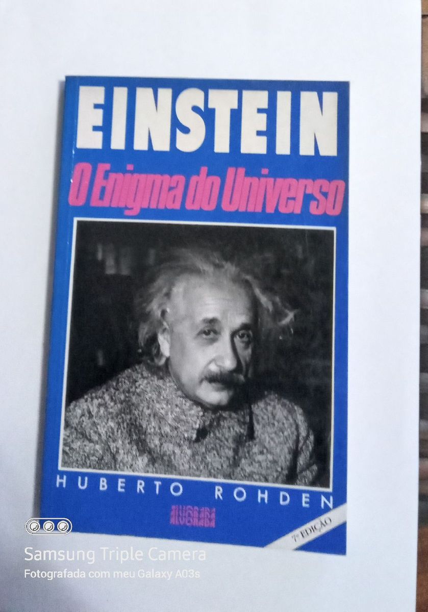 Einstein: O Enigma do Universo. Huberto Rohden | Livro Einsten Usado 79473082 | enjoei