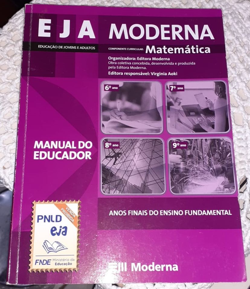 Eja Moderna Matemática 6º 7º 8º e 9º Ano Manual do Educador | Livro ...