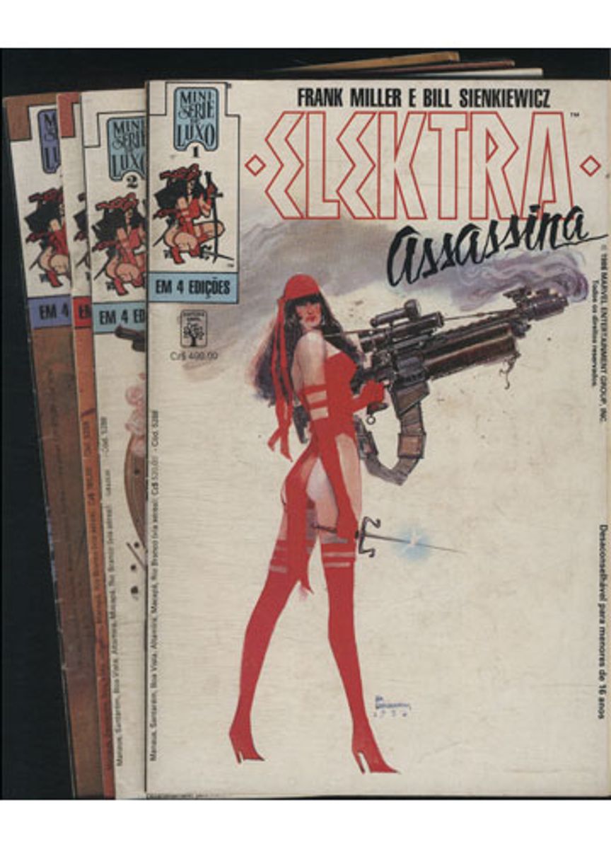Elektra Assassina Minissérie Completa Em 4 Edições Livro Usado 75909504 Enjoei