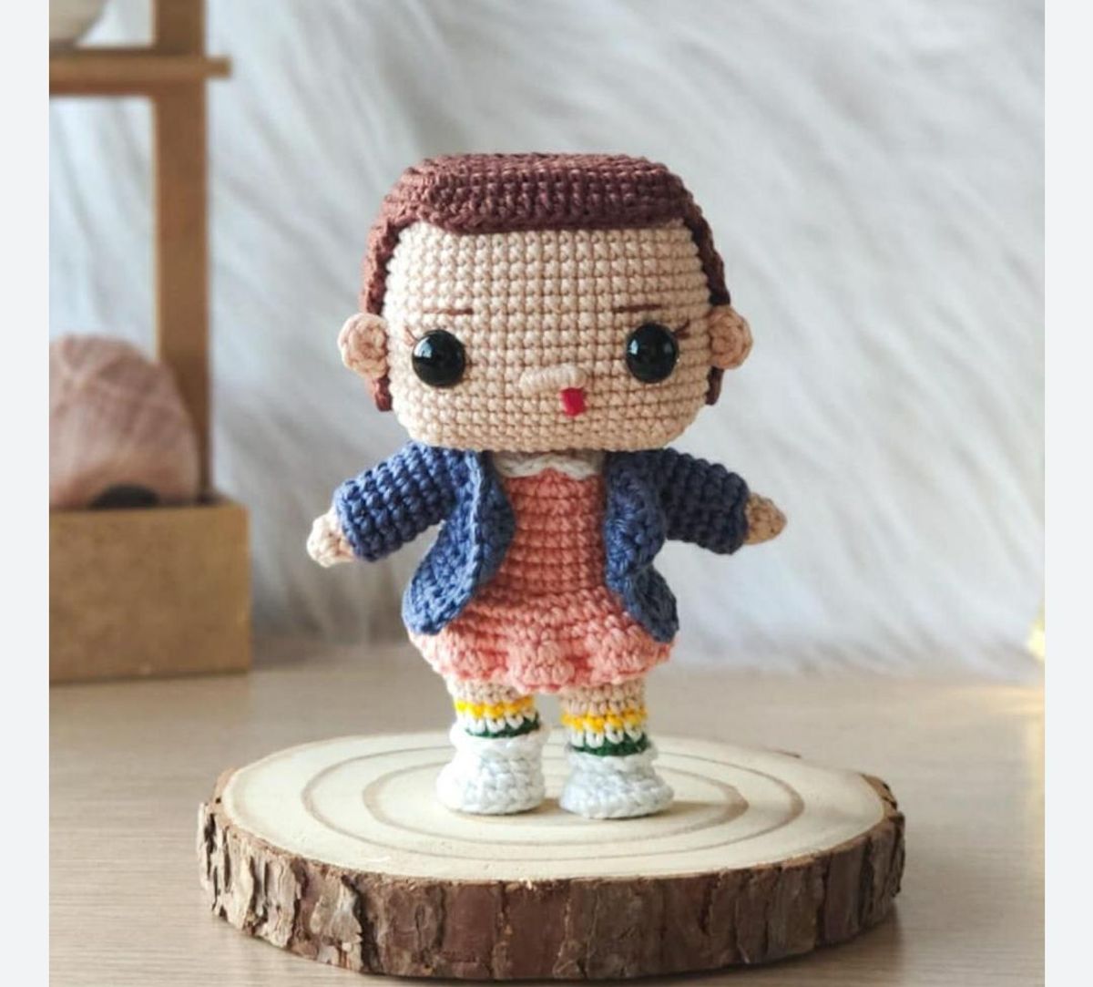 Eleven Stranger Things Amigurumi | Filme e Série Arte E Amigurumi Nunca ...