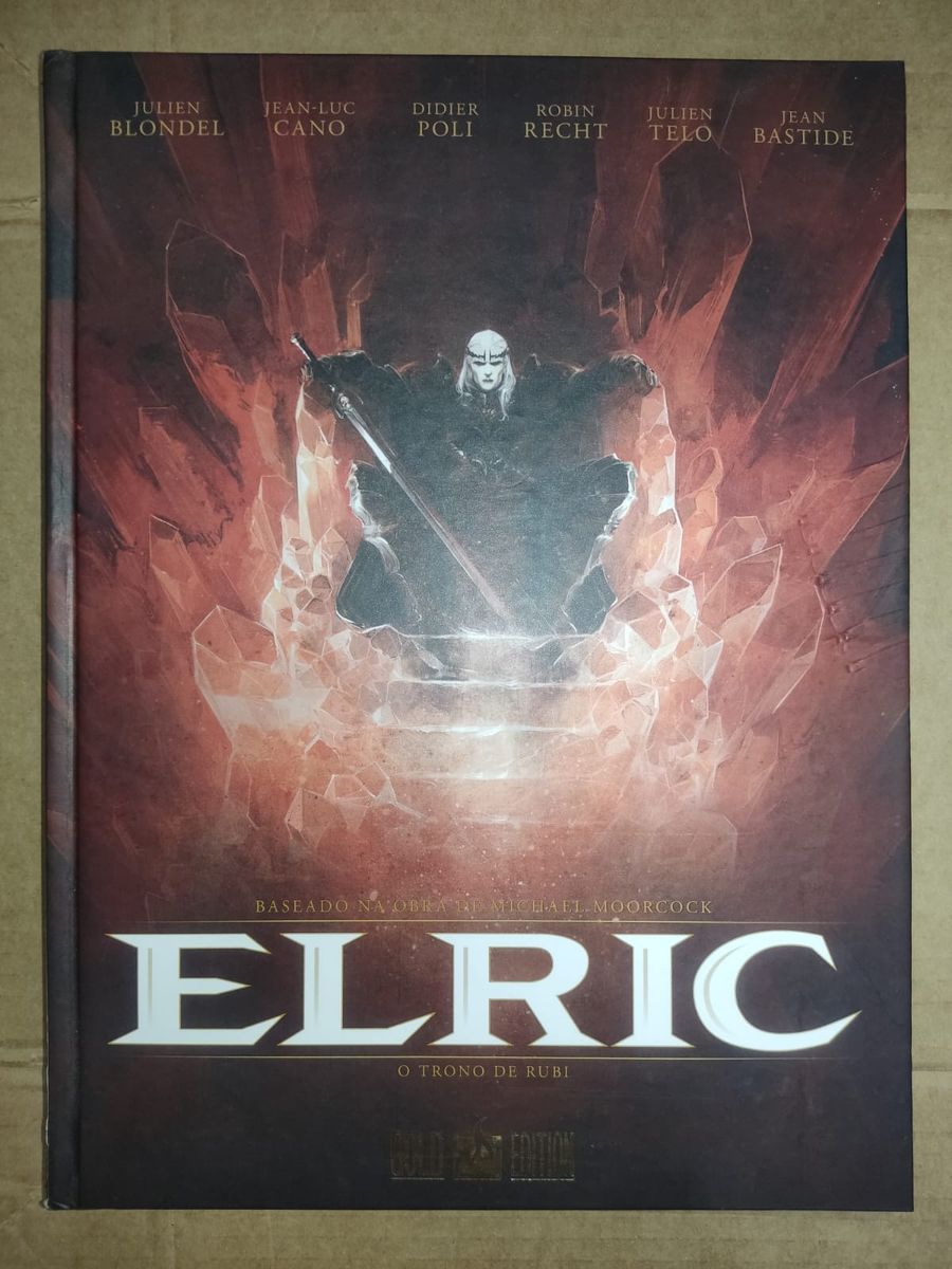 Elric Vol. 01: O Trono de Rubi Capa Dura | Livro Mythos Edições Usado ...