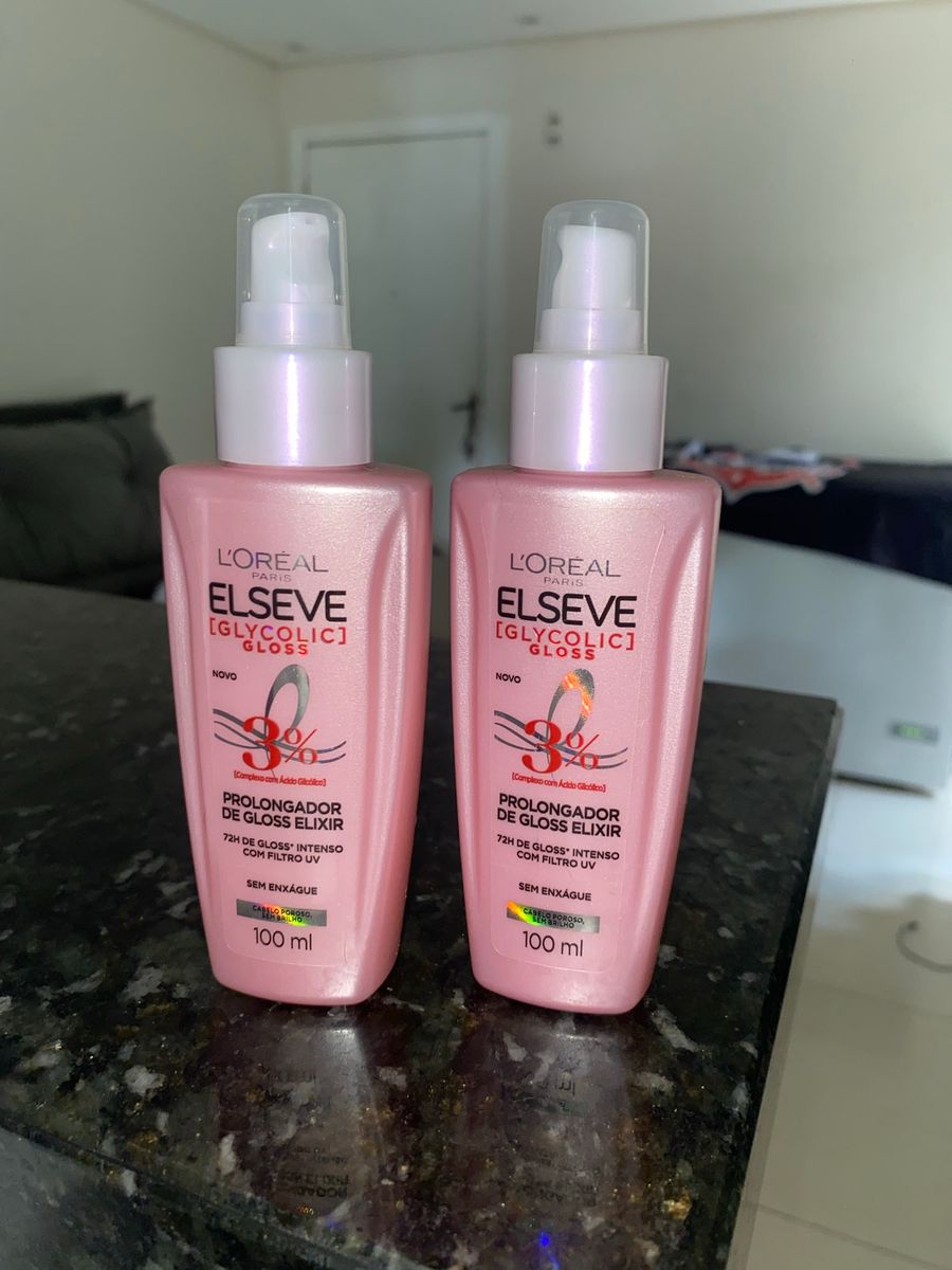 Elseve Sérum Capilar Elixir Prolongador de Gloss Glycolic Gloss ...