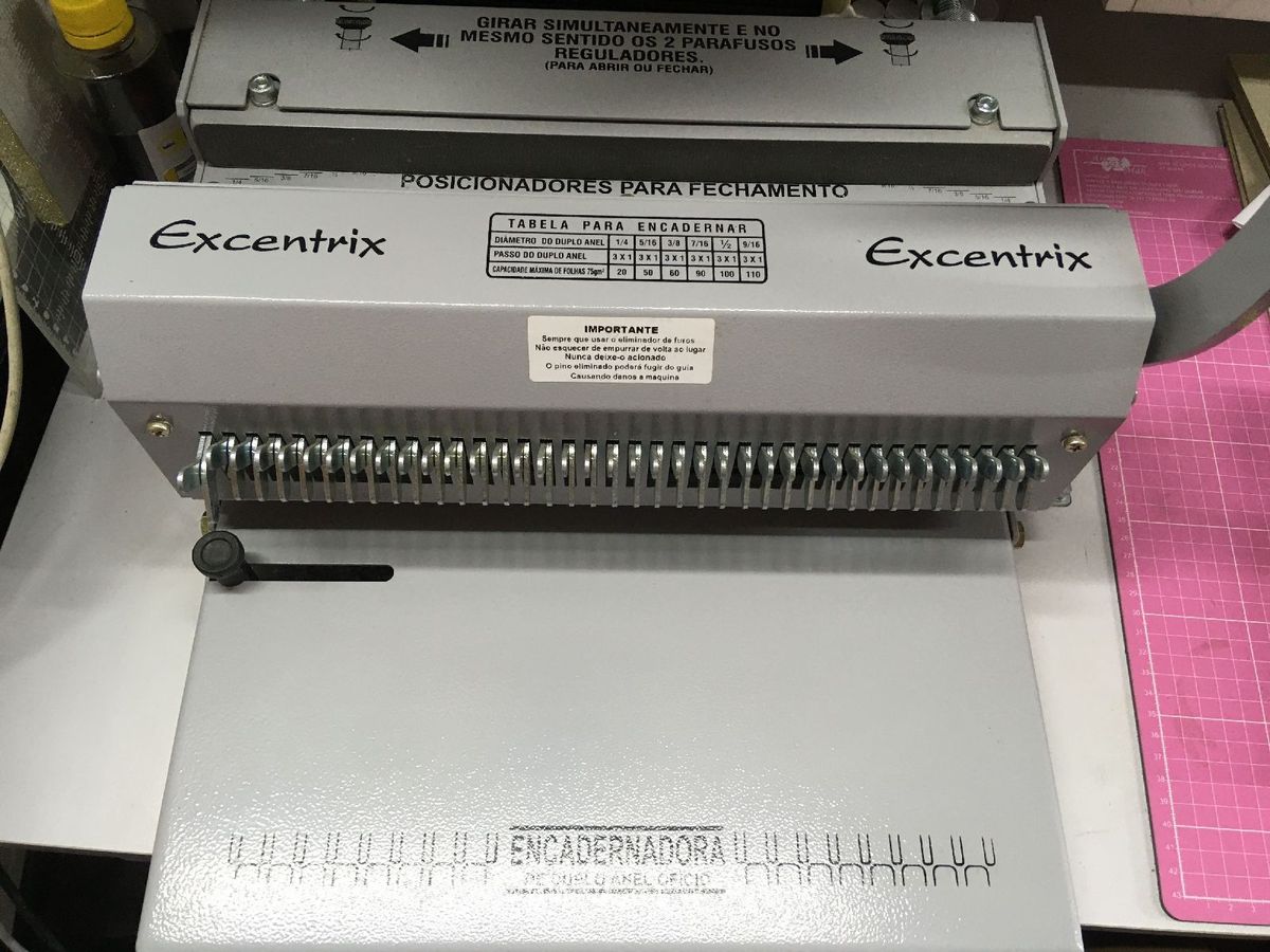 Encadernadora Excentrix Seminova | Item de Papelaria Excentrix Usado ...