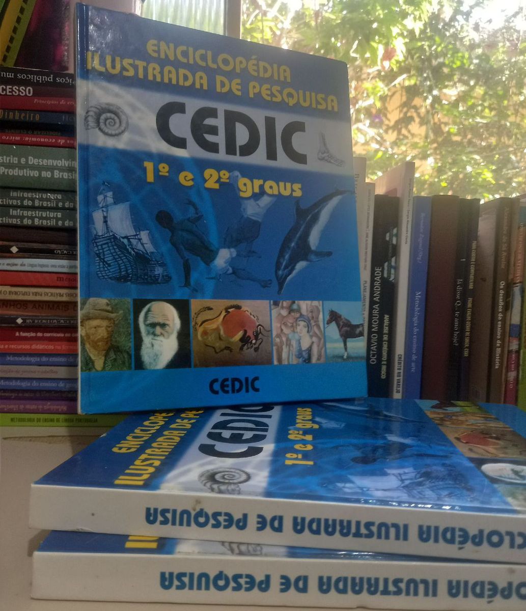 Enciclopédia Ilustrada de Pesquisa Cedic 1° e 2° Graus (vols. 2, 3 e 4 ...