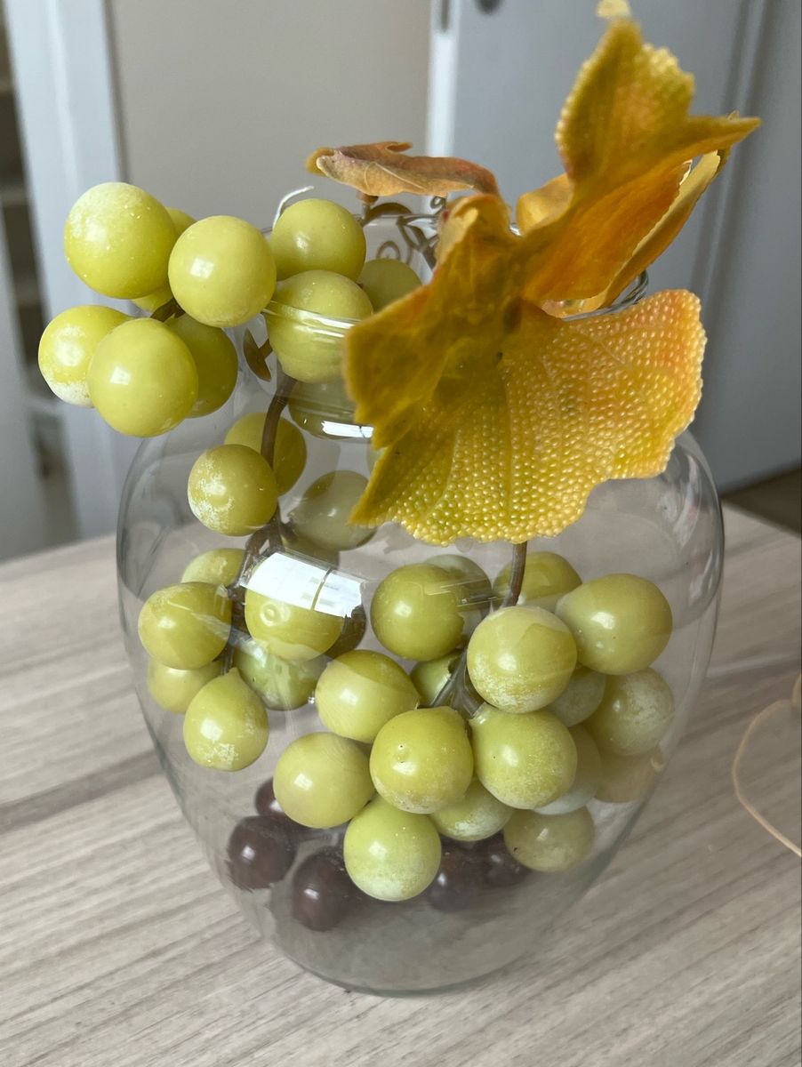 Enfeite Sua Casa com Este Enfeite de Uvas | Item de Decoração Usado ...