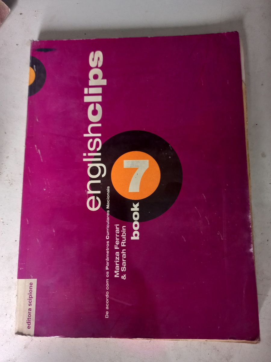 English Clips - Livro 7 | Livro Editora Scipione Usado 75759633 | enjoei