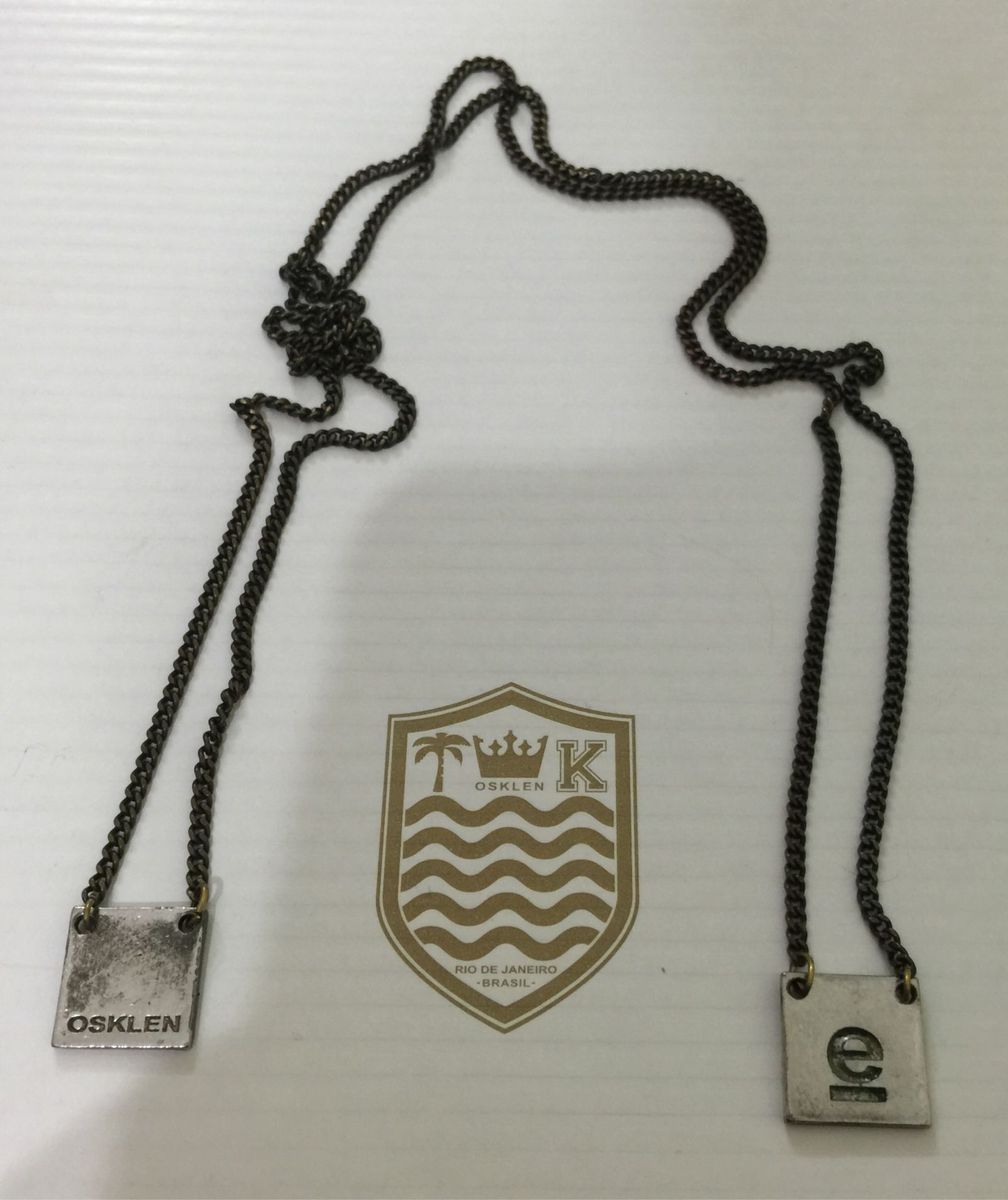 Escapulário, Colar Osklen Collection | Produto Masculino Osklen Usado ...