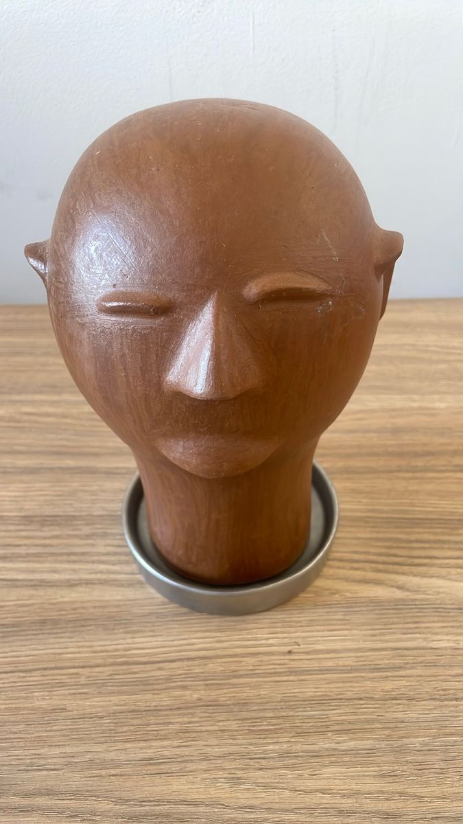 Escultura Cabeça de Cida Lima Artesanato | Cacareco Artesanato Usado ...