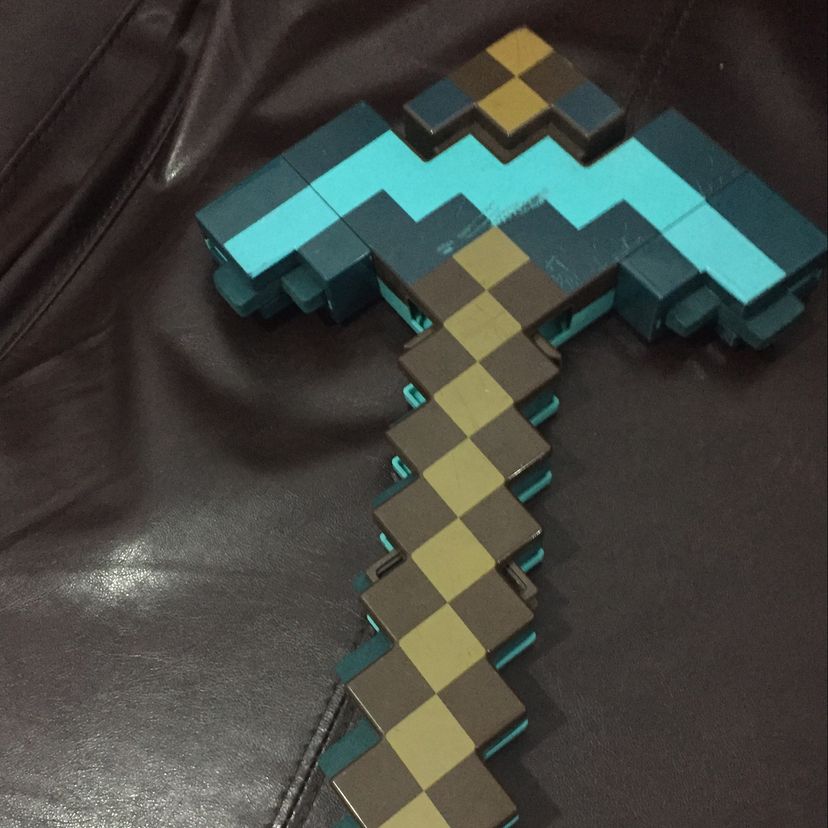 Espada/picareta Minecraft 2 em 1 | Brinquedo Minecraft Usado 79818214 ...