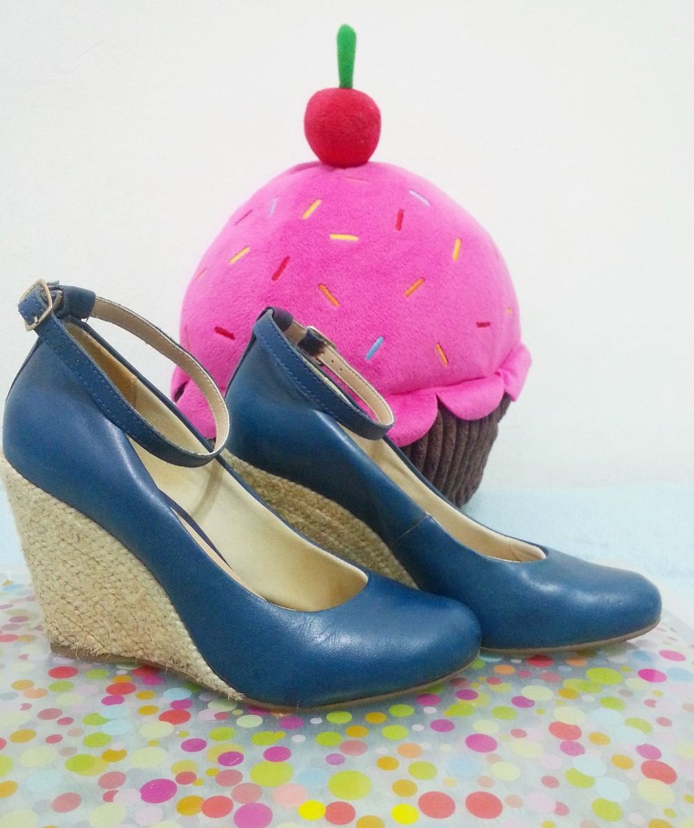 Espadrille com Salto | Sapato Feminino Usado 12662673 | enjoei