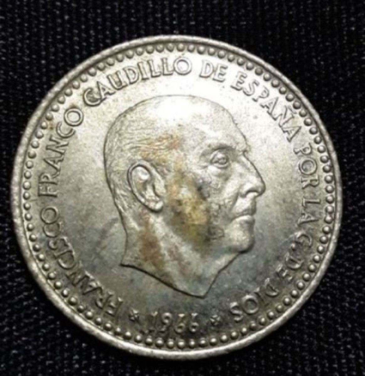Espanha - Moeda de Colecionador: Una Peseta 1966 | Produto Vintage e ...