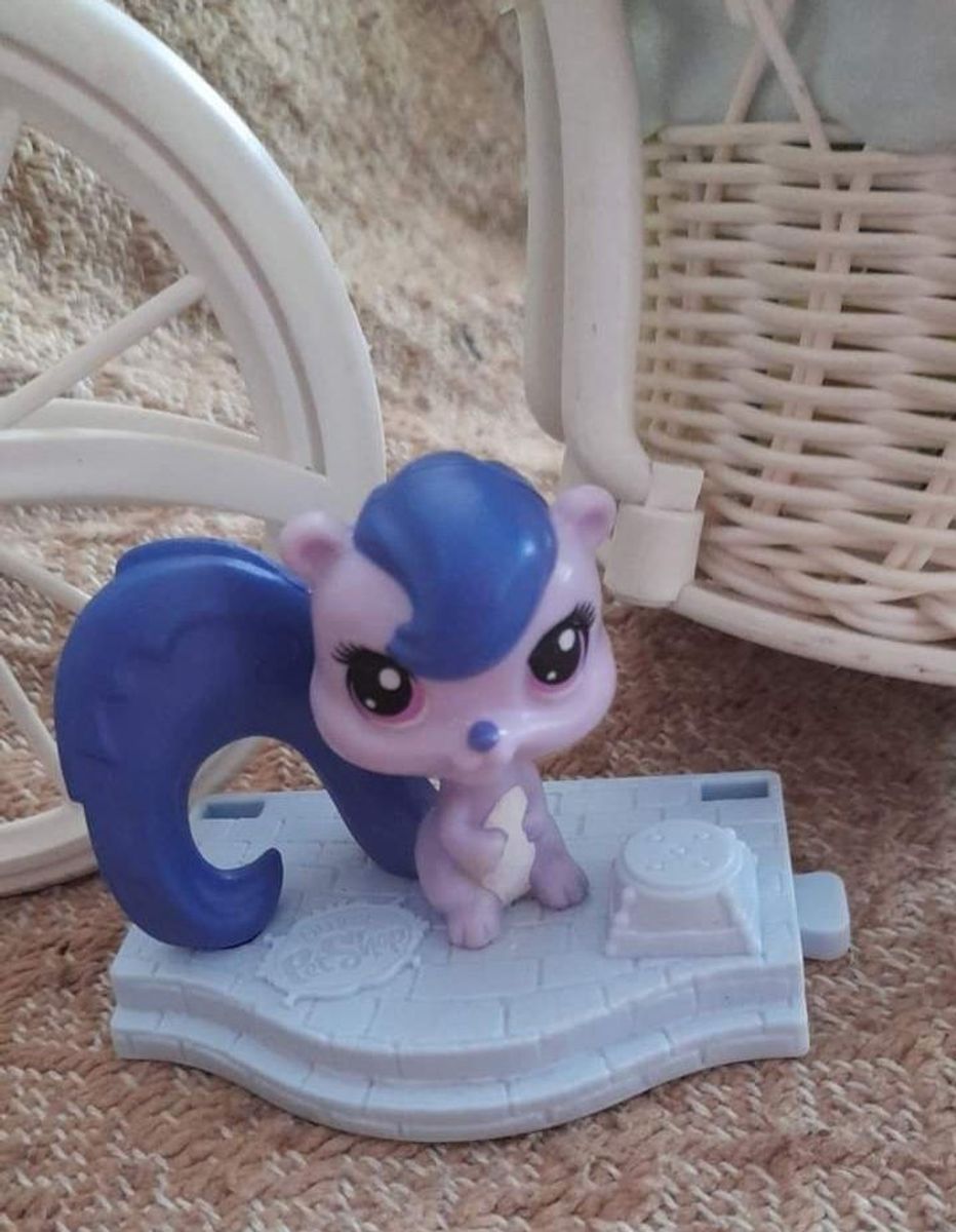 Esquilo Lilás Littlest Pet Shop Lps Coleção Mcdonalds Conforme Fotos ...