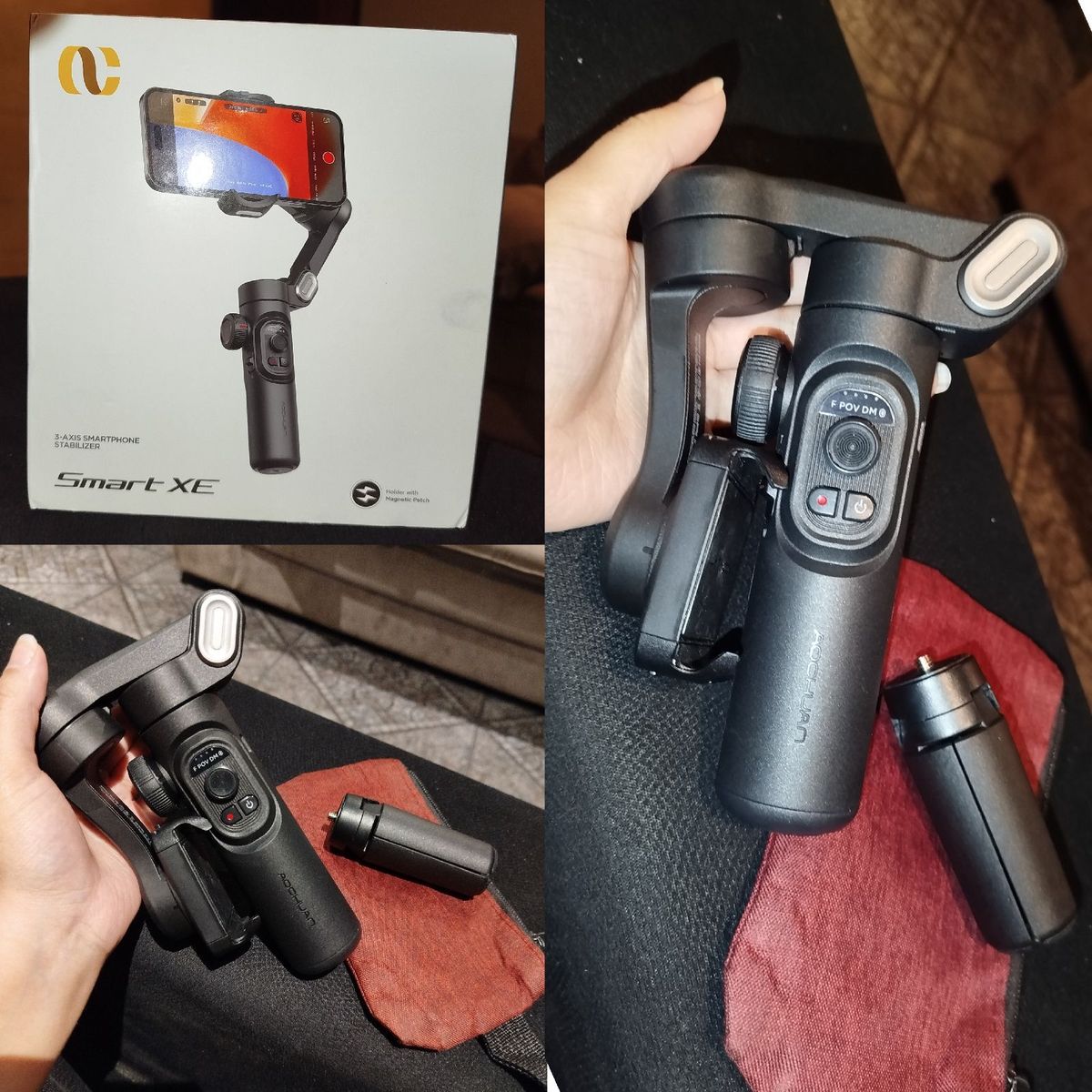 Estabilizador Smart Xe Gimbal de 3 Eixos Controle App Portátil para ...