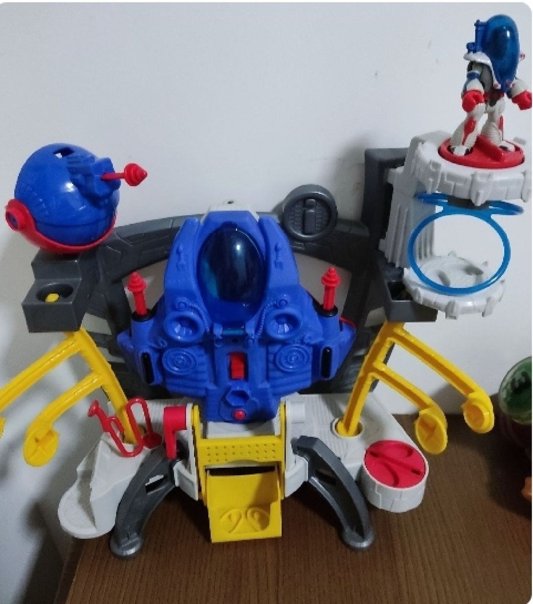 Estação Espacial Alpha Explorer e Boneco Astronauta- Imaginext Fisher ...