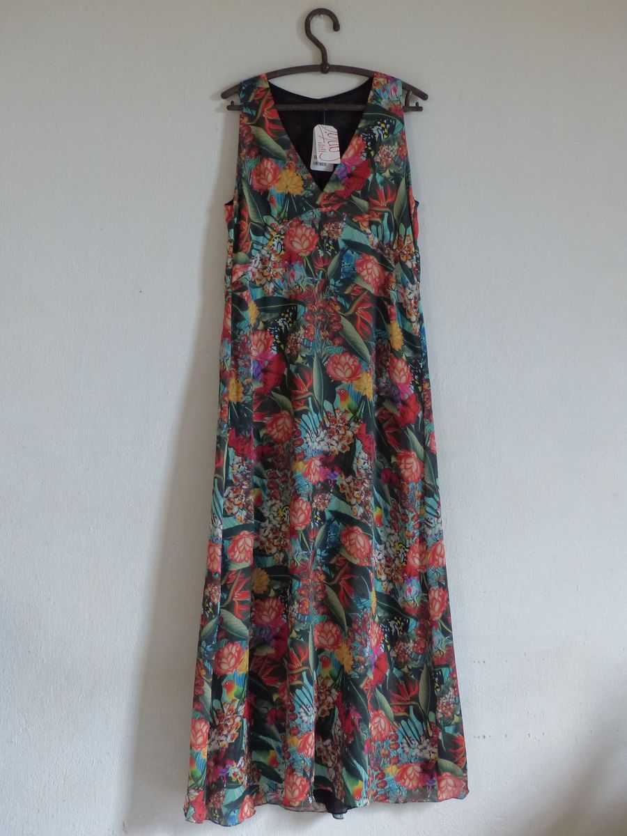 Estampa Burle Marx | Vestido Feminino Cantão Nunca Usado 1337727 | enjoei