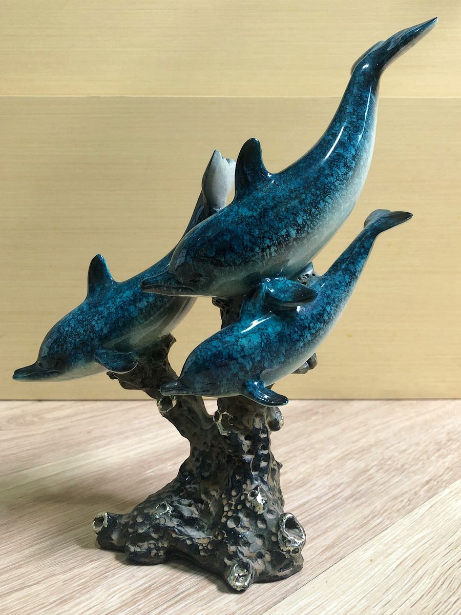 Estátua de Golfinhos | Item de Decoração Sea World Usado 42858912 | enjoei