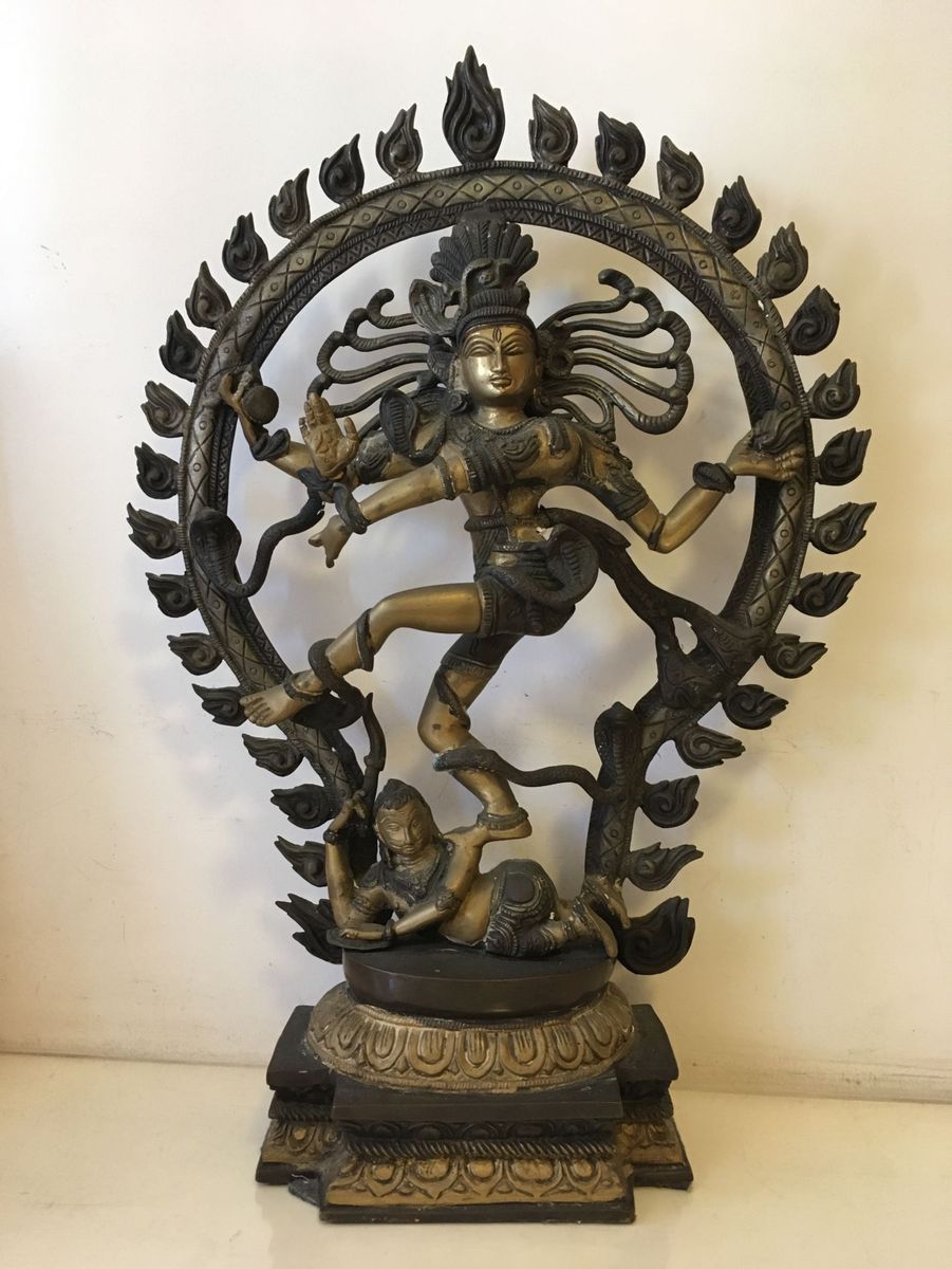 Estátua Shiva Nataraja | Item de Decoração Importado Da índia Usado ...