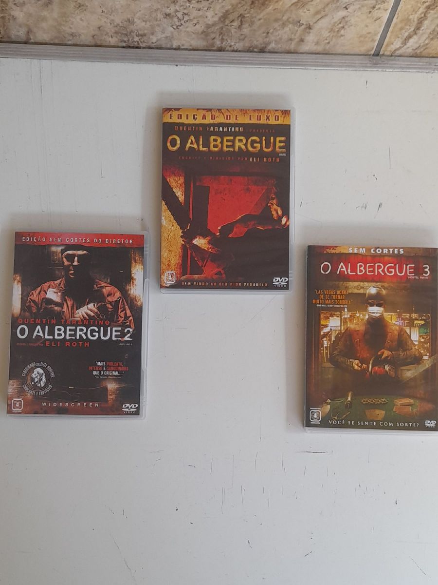 Estou Vendendo 3 Dvds Semiinovos e Originais do Filme " O Albergue 1, 2, 3" | Filme e Série 3 ...