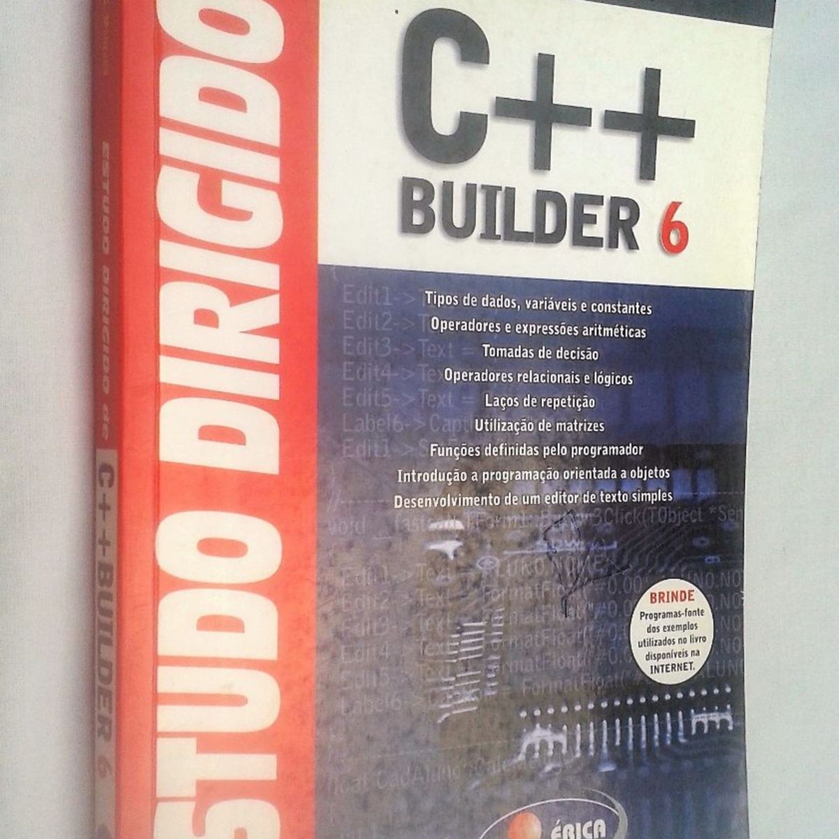 Estudo Dirigido - C++ Builder 6 - José Augusto N G Manzando | Livro Editora: érica Usado ...