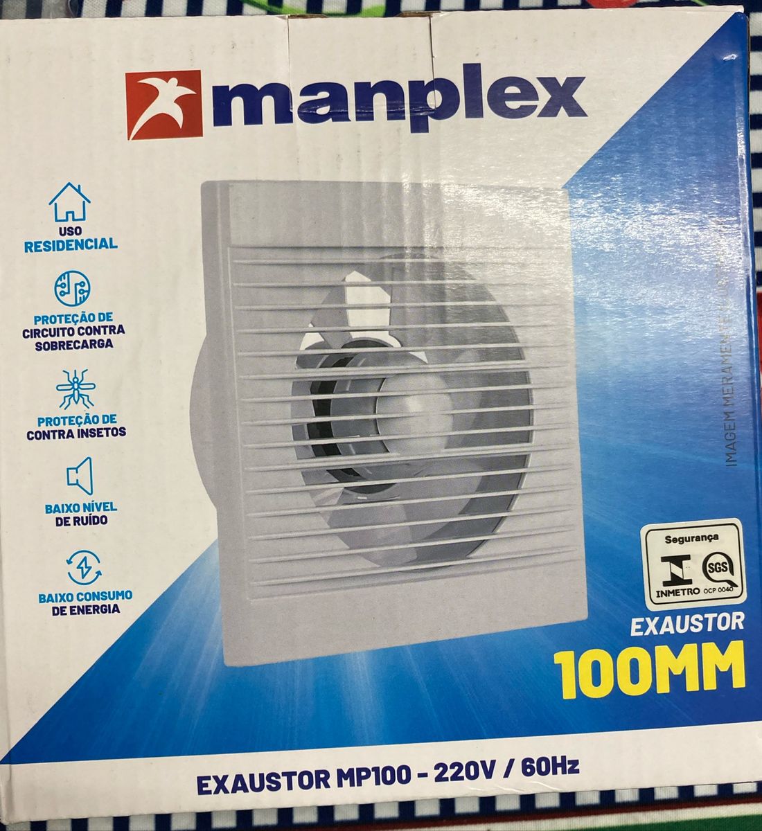 Exaustor para Banheiro Manplex 220v | Item Info & Eletro Mamplex Nunca ...