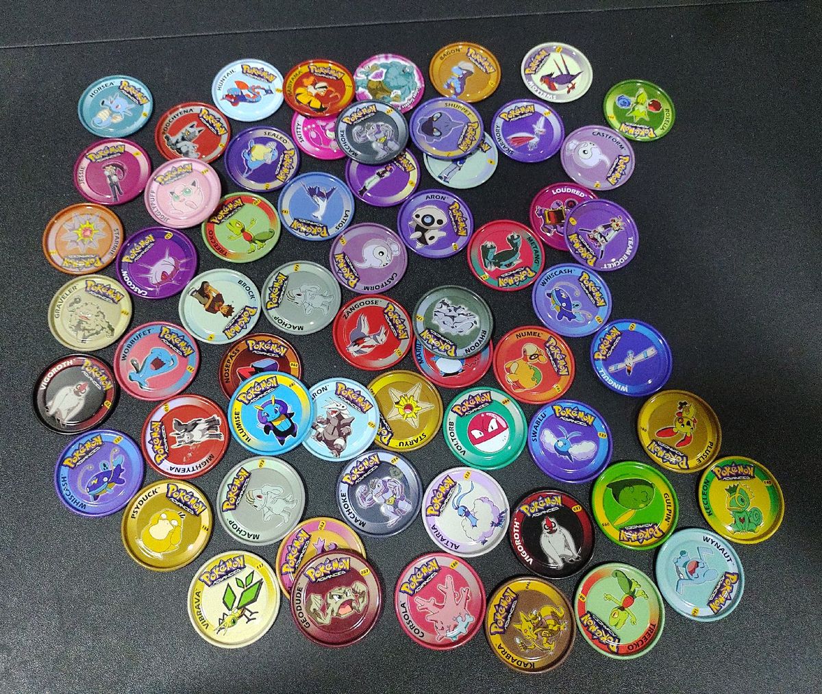 Explosão de Tasos Metálicos Pokémon/ Yu- Gi-oh e Bob Esponja ...