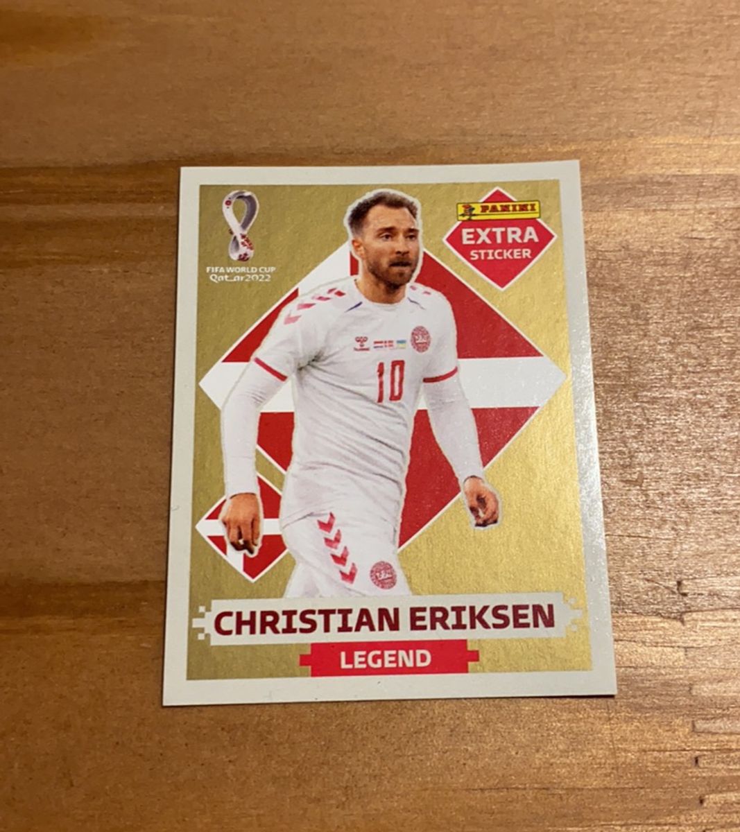 Extra Sticker Copa do Mundo 2022 - Christian Eriksen Ouro | Cacareco ...