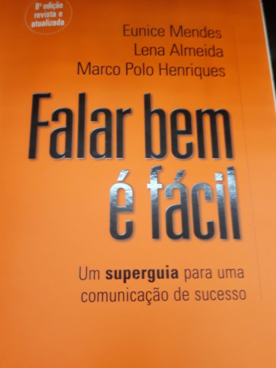 Falar Bem É Fácil | Livro Usado 52501219 | enjoei Falar Bem É Fácil | Livro Usado 52501219 | enjoei
