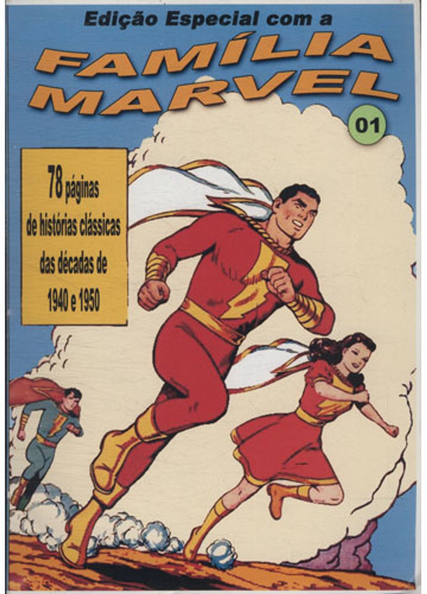 Família Marvel - N°.01 (fac-símile) | Livro Usado 72286643 | enjoei
