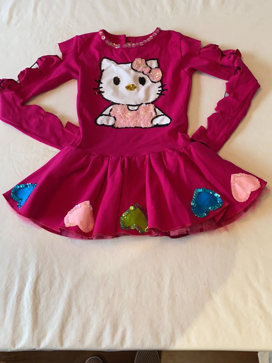 Fantasia Bailarina Hello Kitty | Brinquedo para Bebês Hello Kitty Usado ...