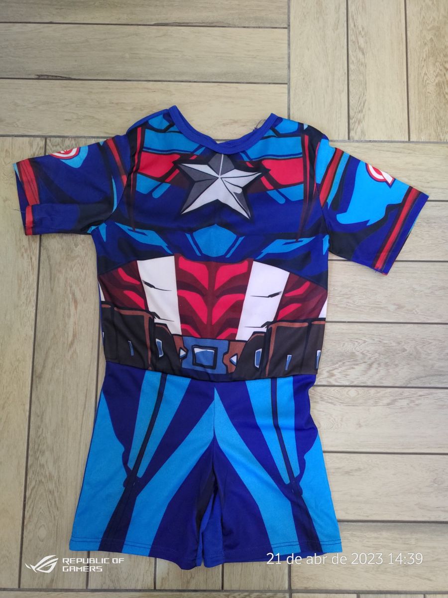 Fantasia Capitão América | Roupa Infantil para Menino Usado 84912284 ...