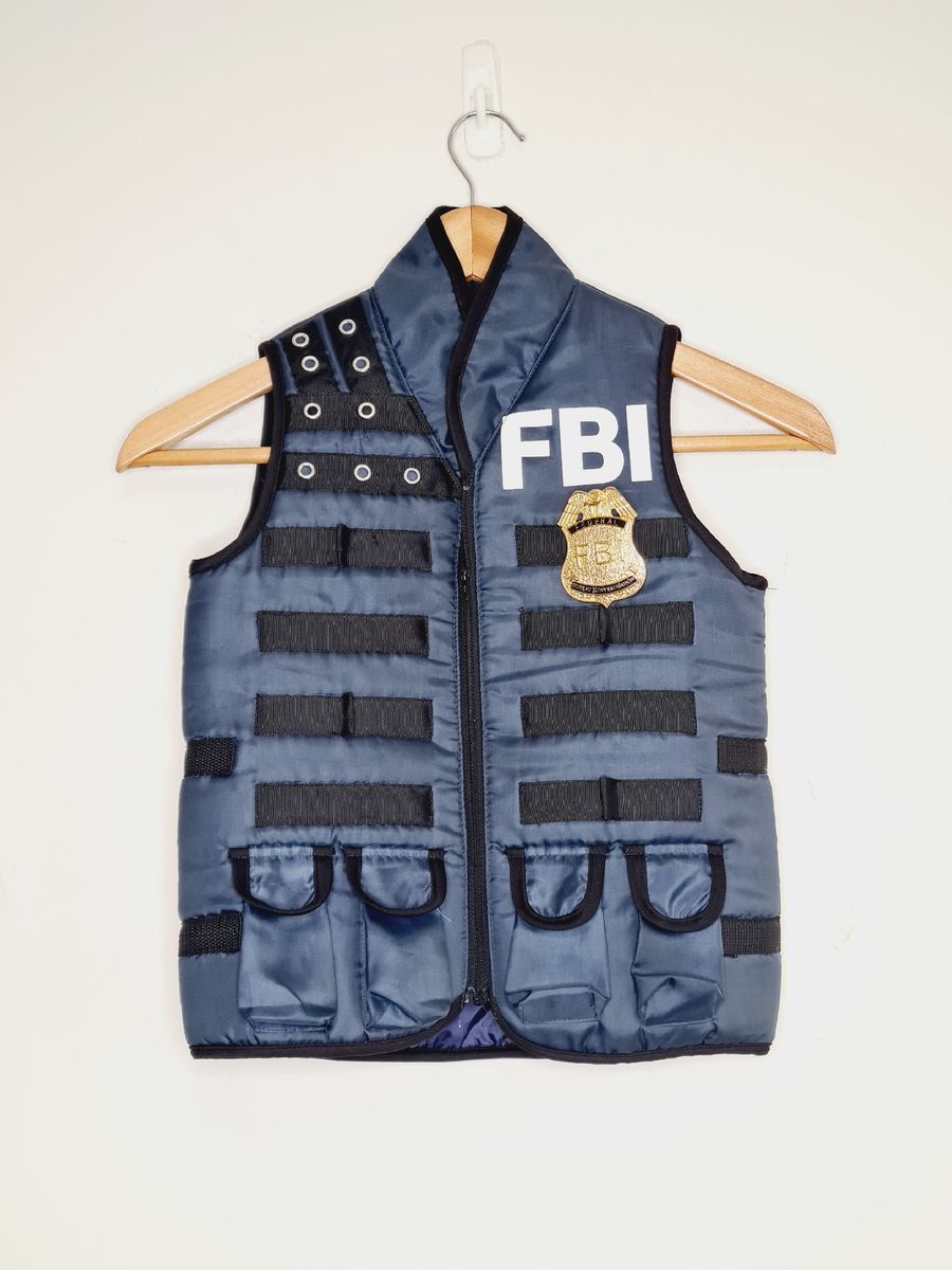 Fantasia Colete Fbi Infantil | Brinquedo Disney Usado 85323716 | enjoei